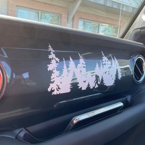 Bigfoot Tree Decal Bigfoot Decal Sasquatch Sticker Toyota Accessories ...