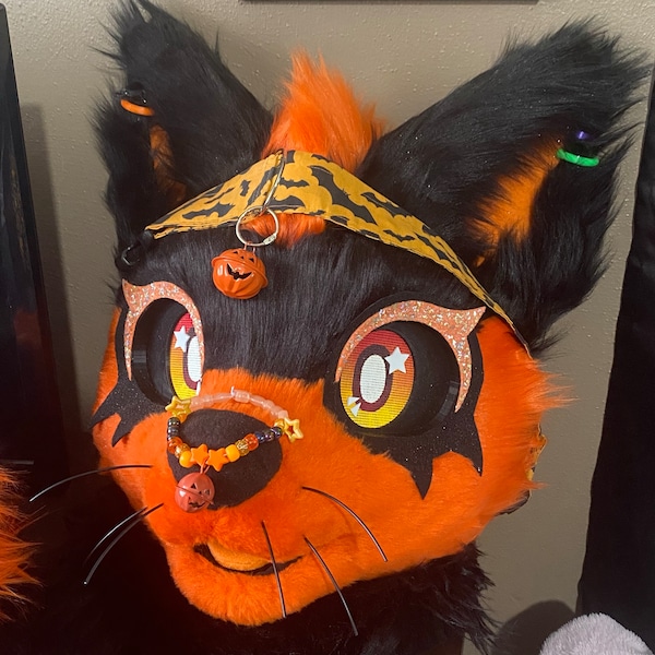 Black or White Horror Blood Splatter Halloween Adjustable Fursuit ...