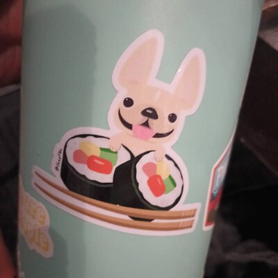 Mini Pug Sticker Pug Sticker Pug Decal Waterproof Vinyl Sticker Pug Dog ...