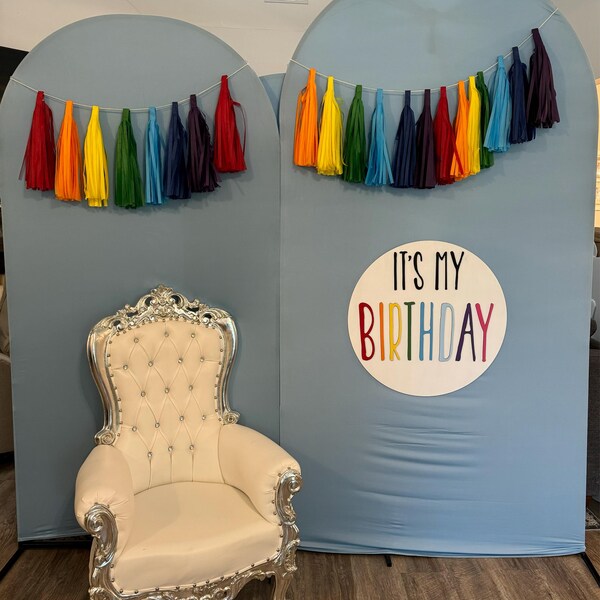 Fun Birthday Sign; Rainbow Birthday Sign; Unique Wooden Birthday Sign ...