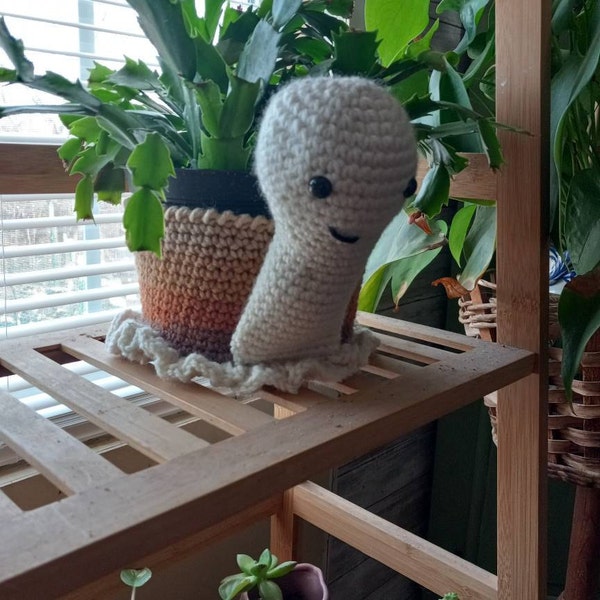 Crochet Snail Planter PDF Pattern - Etsy