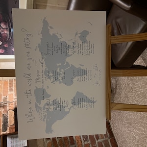 Disney Theme Wedding Table Plan, Seating Chart Disney Character Couples ...