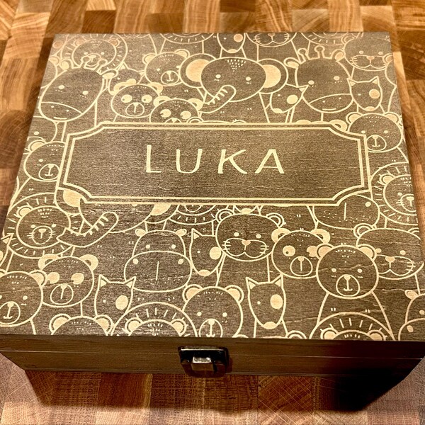 Forever Together: Personalized Engraved Wooden Wedding Memory Box ...