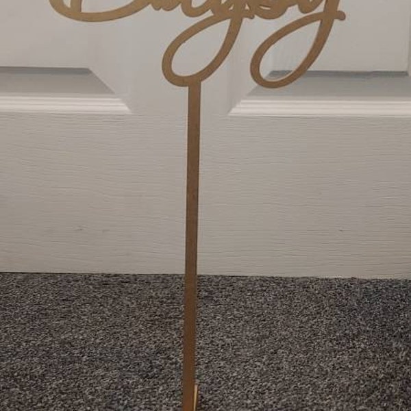 Wedding Table Names Personalised Signs Table Numbers Decorations Laser ...