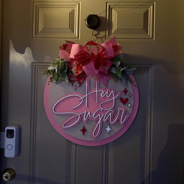 Valentines Front Door Decor | Valentine's Sign | Valentines Decor ...