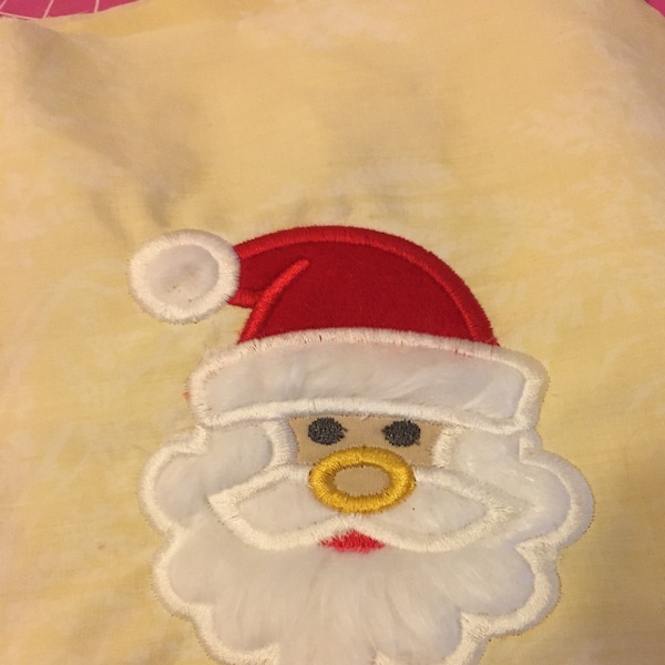 Santa Applique Design. Santa Embroidery Designs. Embroidery Applique ...