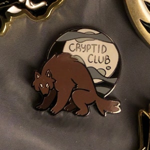Cryptid Club Hard Enamel Pin - Etsy