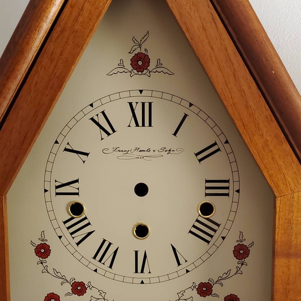 12" X 8 1/2" New Reproduction German Made Hermle Steeple Clock Dial for ...