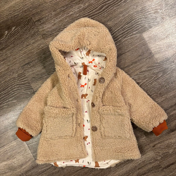 Children's Jacket Loulu Size 74-122, Digital Sewing Pattern, Autumn ...