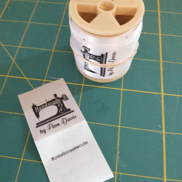 PREDESIGNED Custom Sewing Label Personalized LOGO Fabric Clothing Tag ...