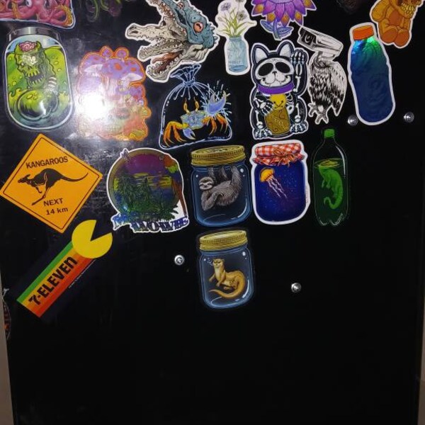 GREEN TREE PYTHON Sticker Pack Cute Snake Stickers: Clear, Holo, Vinyl ...