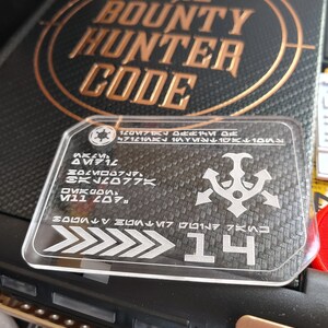 Star Wars Bounty Hunter Licence | Etsy