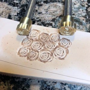 Tools for Leather Crafts. Stamp 253B Rose - Etsy