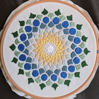 Wheel Embroidery Pattern - Etsy