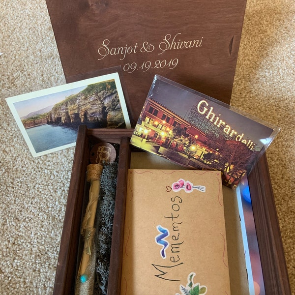 5x7 Wood Print Box | 5x7 Photo Box for Photos and Wood USB Flash Drive ...