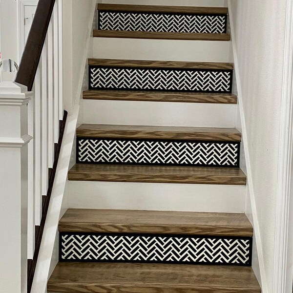 Custom Stair Riser / Alternative to Stair Riser Decals & Vinyl / Free ...