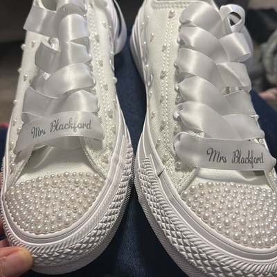 Wedding Bridal Nike Air Max 90s, Bride Nikes, Bling Trainers, Bridal ...