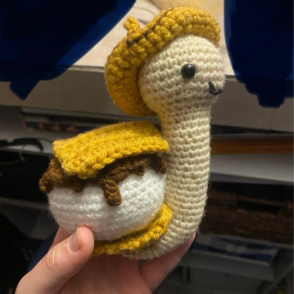 Smores Snail Crochet Pattern Amigurumi, Food Animal Crochet Snail ...