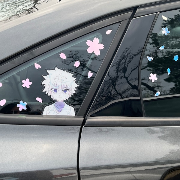 Sakura Flower Holographic Vinyl, Cherry Blossom Vinyl Decal, Sakura ...