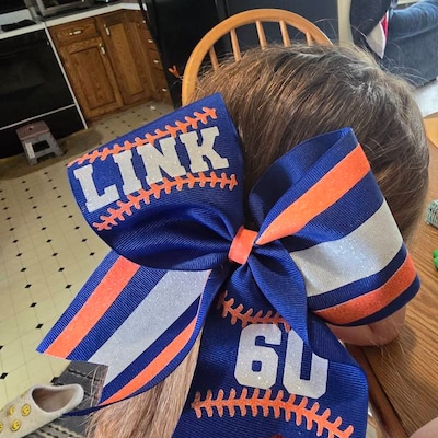 Custom Cheer Bow in Your Team Colors, Great Gameday Cheer Bow ...
