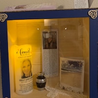 Small Extra Deep Wooden Personalized Shadow Box Frame With Glass Door, Display Case, Memory Box ...