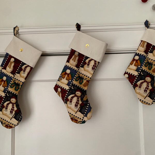 Christmas Stocking PDF Pattern DIY Christmas Craft Holiday Sewing ...