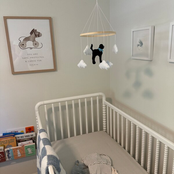 Dog Baby Mobile, Labrador Mobile Nursery, Golden Retriever Mobile, Baby ...
