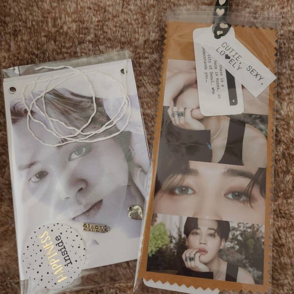 BTS Jimin Bookmark - Etsy