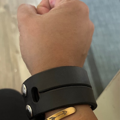 BDSM Bondage Leather Tawse Spanker Slapper Strap in Hand Tooled Petal ...