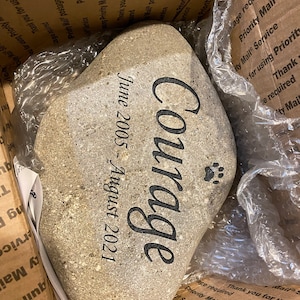 Bluestone Rock 6 X 12 Paver Custom Engraved | Etsy