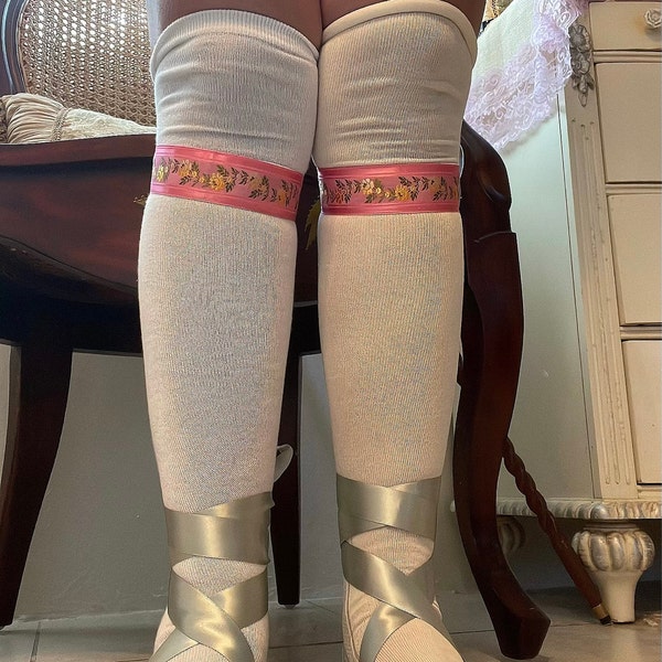 Authentic Knee Garters / 18th & 19th Reenacting Costume / Colonial ...