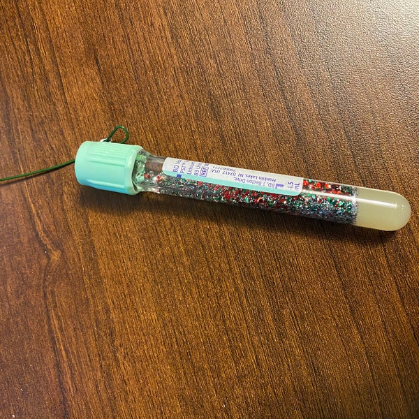 Phlebotomy Glitter Floating Keychain. Lab. Lab Test Tube. Blood Tube ...