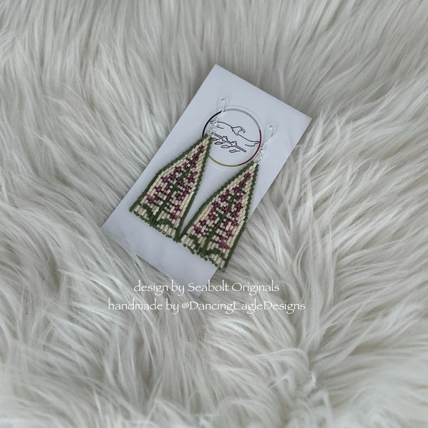 Fireweed Two Drop Earring Pattern - Etsy