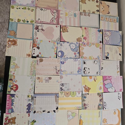 20-piece ULTRA Rare Vintage Loose Memo Sheet Grab Bag Featuring Awawa-chan Kamio Japan, Q-lia ...