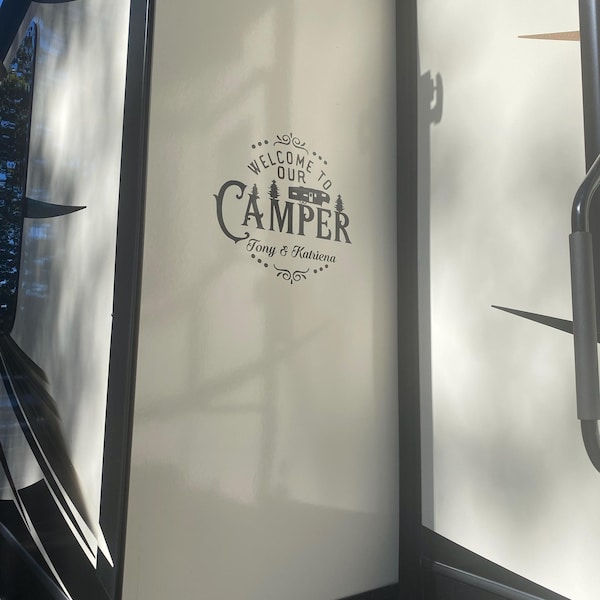Camper Decal Outdoor Decals Vinyl Decals Pop up Camper Decal Camping ...