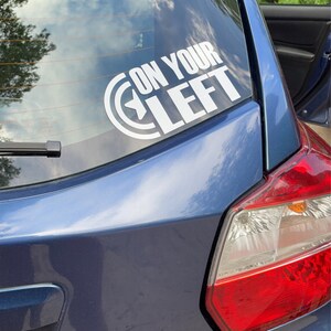 Captain America on Your Left Vinyl Sticker - Etsy