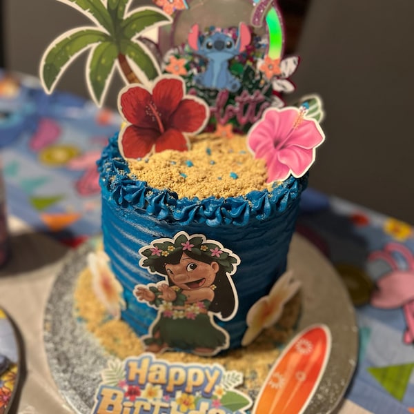 Stitch Shaker Cake Topper - Etsy