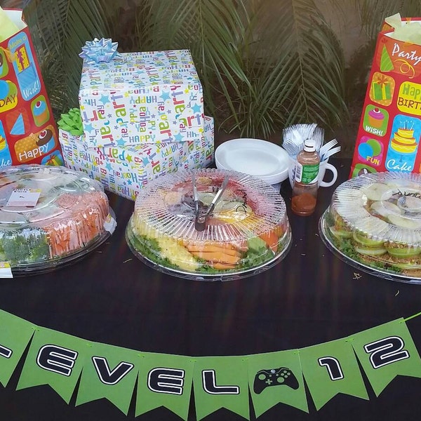 Personalized Banner Flags for Video Game Themed Party - PDF File Only ...