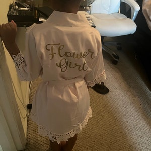Personalized Bridesmaid Robes Robes for Flower Girls | Etsy