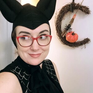 Bat Hood/ Cat Hood/ Vintage Bat Hood/ Bat Bonnet - Etsy