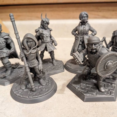 Human Male Barbarians Conan Miniature Tabletop RPG Mz4250 3D Printed ...