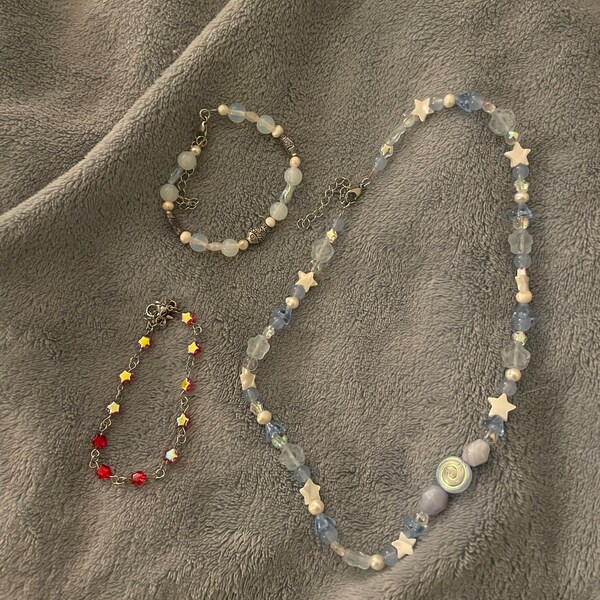 Deep Space Beaded Keychain - Etsy