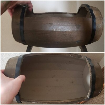 Vintage Sooner Art Glass Vase Coil Pedestal Base Yellow White Swirl 10 ...