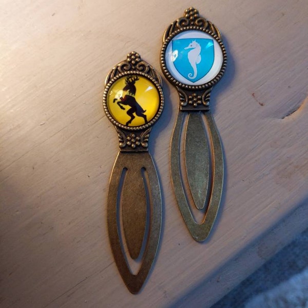 Descendants Bookmark Keychain Necklace: Silver Dangling Pendant - Crown ...