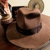 INDIANA JONES F&G CUSTOMS Screen-accurate Rabbit Felt Fedora Hat ...