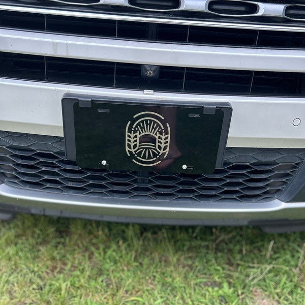 American Flag Laser Engraved License Plate, Laser Engraved License ...