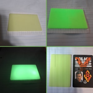 Glowdaddy Hyperglow GLOW CARDS Glow in the Dark Credit Card, Camping ...