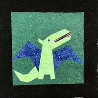 Dinosaur Paper Pieced Quilt in PDF - Etsy Canada