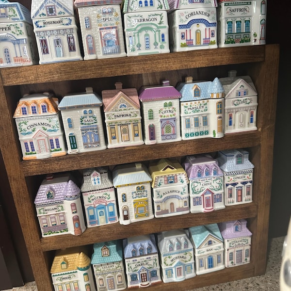 Lenox Spice Rack Shelf | Handmade Solid Wood Lenox Spice Rack Shelf ...