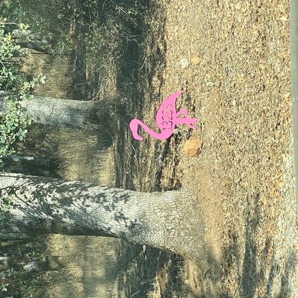 Flamingo Custom Address Sign, Metal Sign, Beach Sign, Beach Address ...